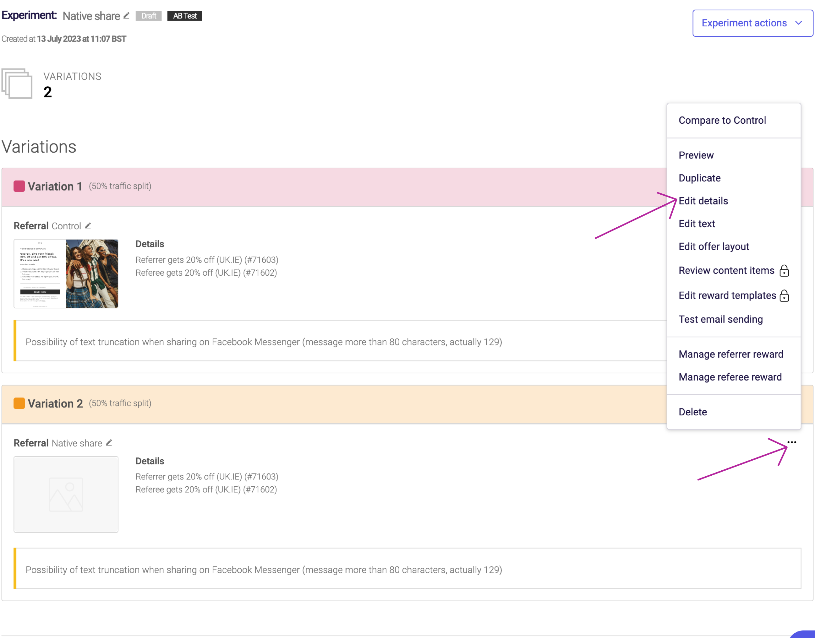 Understanding Native Share – Mention Me | Help Centre