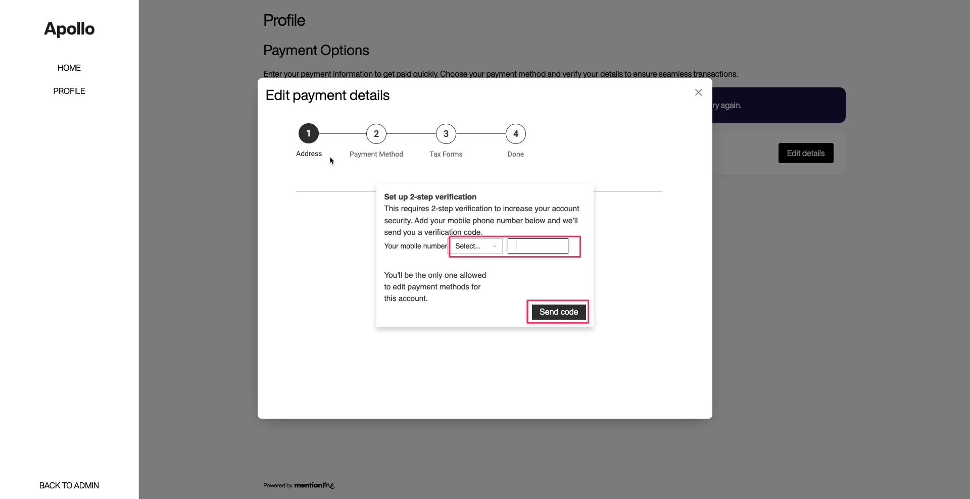 How to Add or Edit Your Payment Details – Mention Me | Help Centre