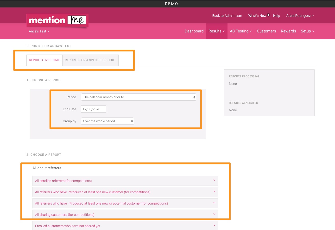 How to extract data from Mention Me – Mention Me | Help Centre